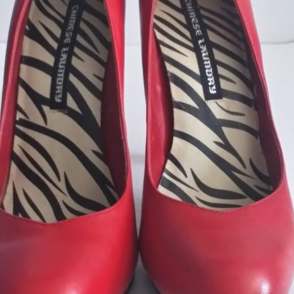 Chinese Laundry | Shoes | Sexy Red Chinese Laundry Red Heels Sz 9 ...